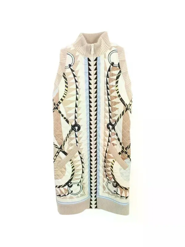 Hermès 2000s Scarf-print Down Vest