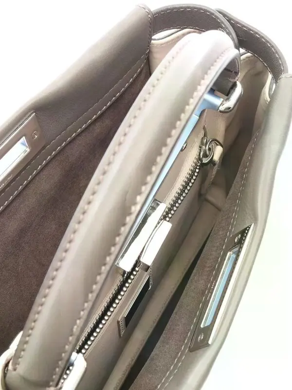 Fendi 2010s Medium Peekaboo Tote Bag - Grey