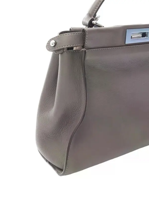 Fendi 2010s Medium Peekaboo Tote Bag - Grey
