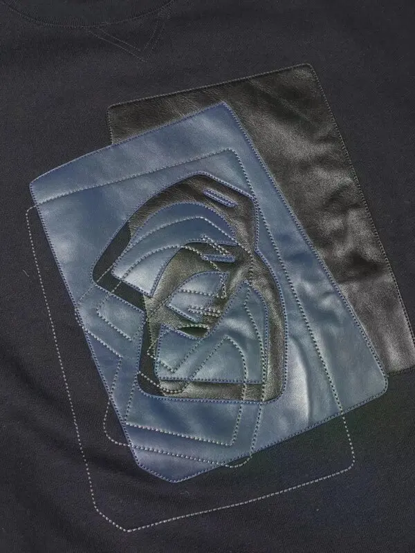 Hermès 2010s Leather-patch Sweatshirt