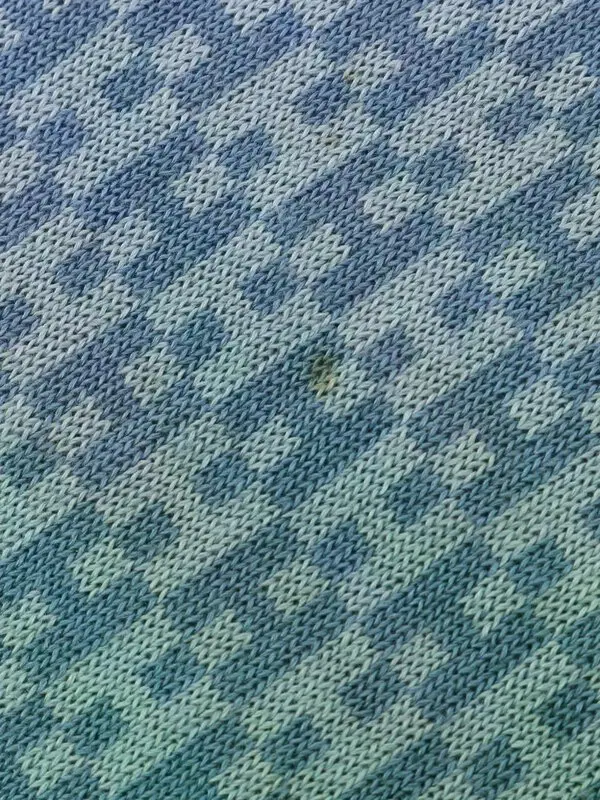 Hermès 2010s H Pattern Shawl - Blue