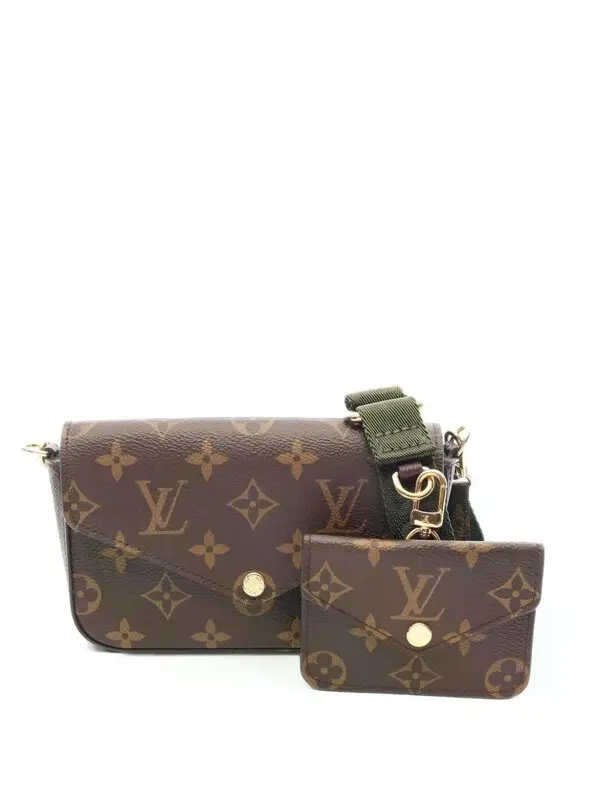 LOUIS VUITTON 2020 Félicie Monogram Shoulder Bag - Brown