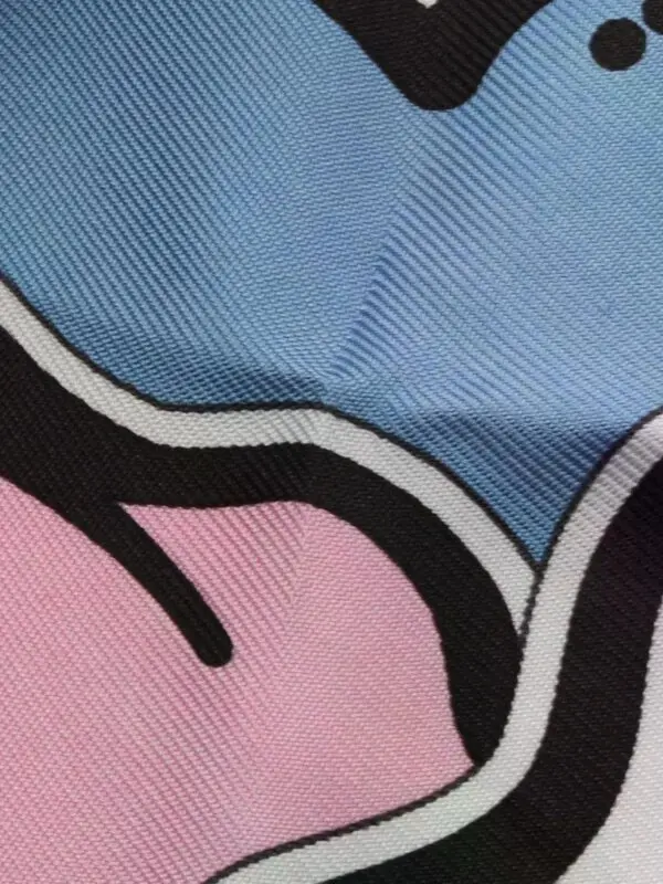 Hermès 2010s Pégase Pop Scarf - Pink