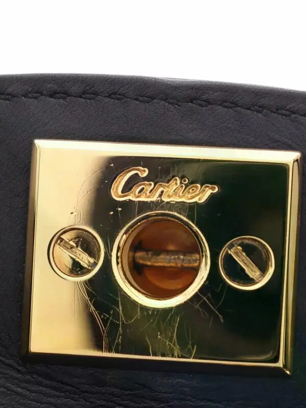 Cartier 2010s Panthère Leather Handbag