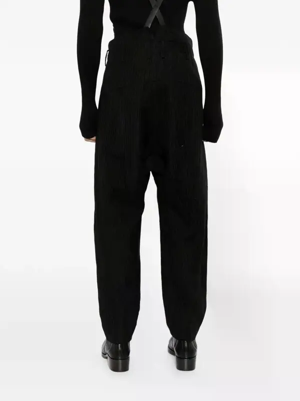 NUDE:MASAHIKO MARUYAMA Striped Panelled Trousers