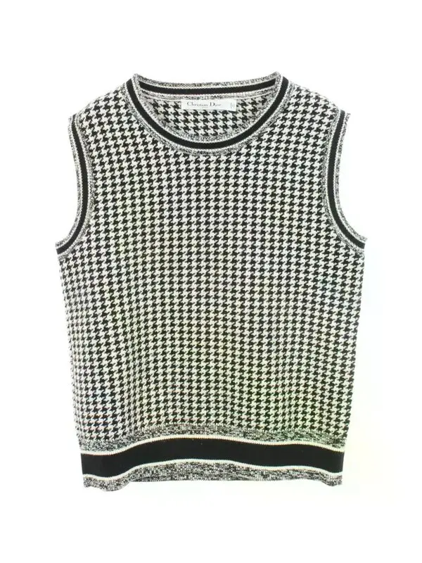 Dior 2010s Houndstooth Vest