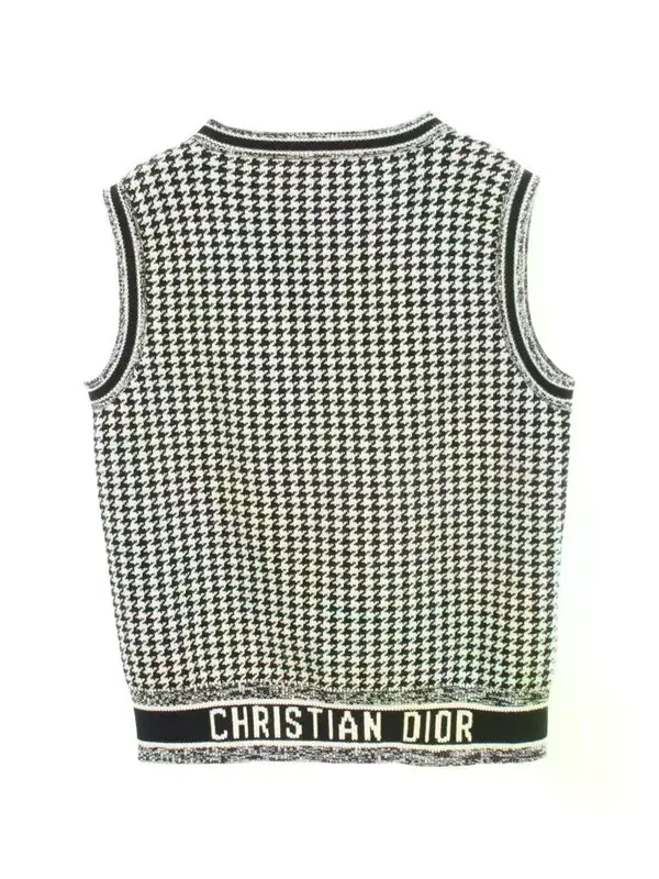 Dior 2010s Houndstooth Vest