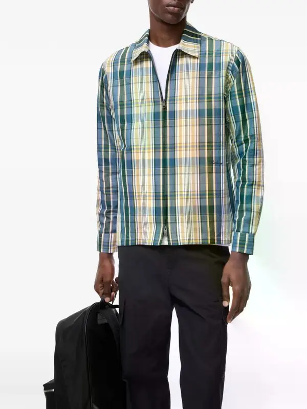 Burberry Check Cotton Linen Overshirt