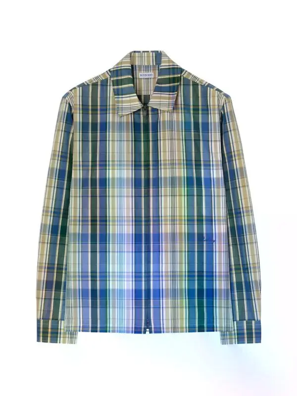 Burberry Check Cotton Linen Overshirt