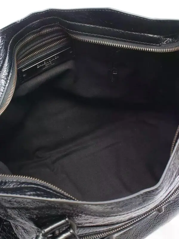 Balenciaga 2020s Medium Le City Leather Tote Bag - Black