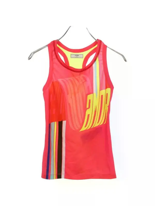 Fendi 2010s Logo-print Tank Top