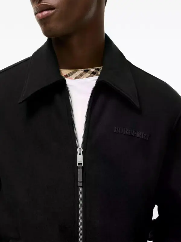 Burberry Zip-up Cotton Jacket