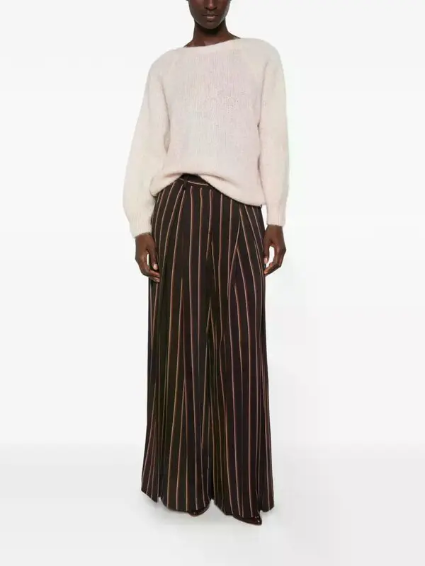 Dixie Twist-detail Raglan-sleeve Sweater - Pink