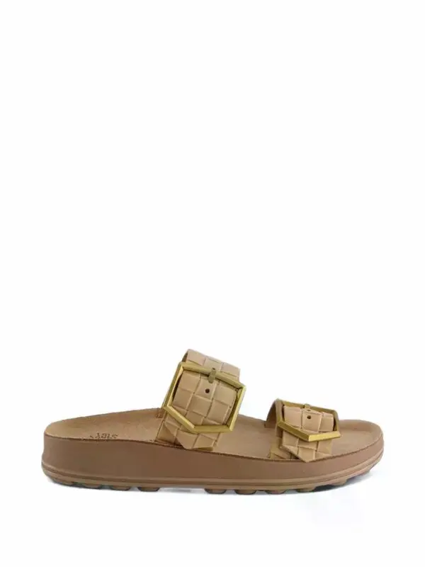 FANTASY SANDALS Taylor Woven-strap Sandals - Neutrals