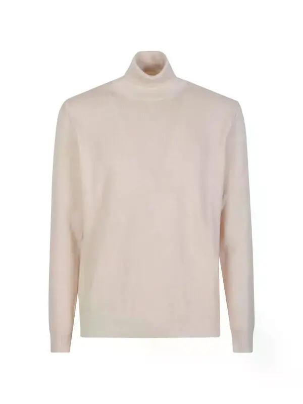 LARDINI Roll-neck Sweater - Neutrals