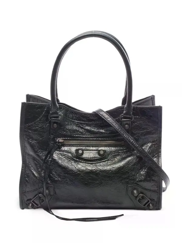Balenciaga 2020s Mini Le City Handbag - Black