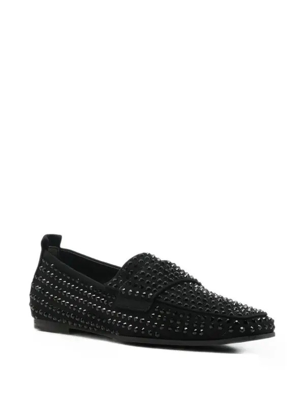 KENNEL&SCHMENGER Lotta Crystal-embellished Loafers