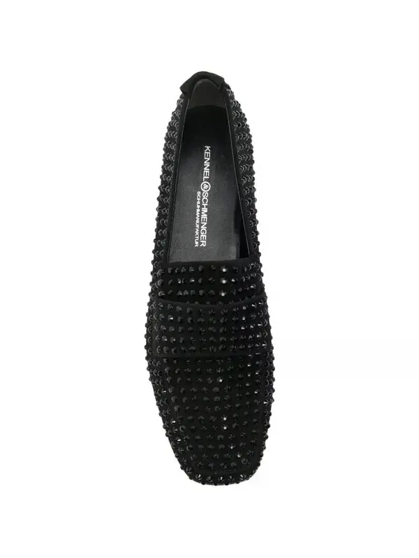 KENNEL&SCHMENGER Lotta Crystal-embellished Loafers