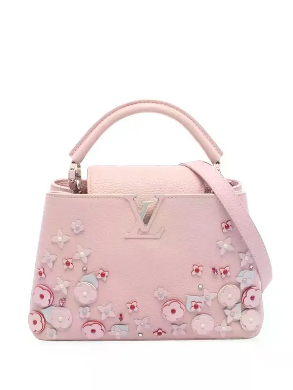 LOUIS VUITTON 2019 Bb Capucines Leather Handbag
