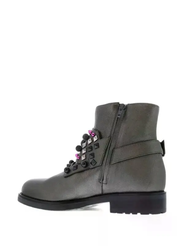 ALBANO Harness Studded Harness Ankle Boots