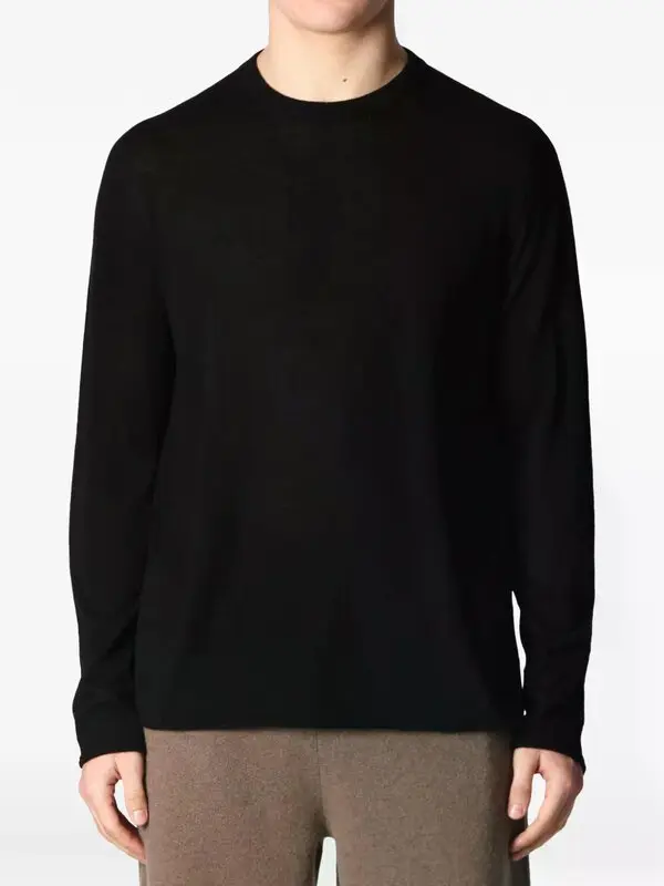 ROBERTO COLLINA Crew-neck Long-sleeve Sweater
