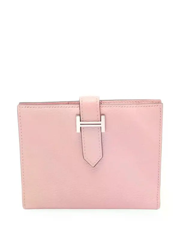 Hermès 2019 Bearn Compact Bi-fold Wallet - Pink