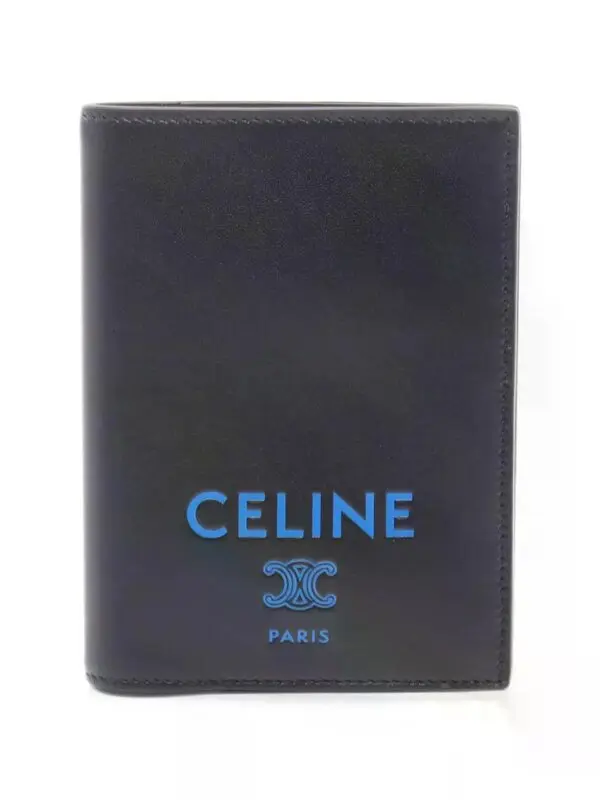 Celine Triomphe Logo Passport Case