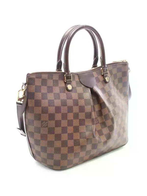 LOUIS VUITTON 2015 Pm Siena Damier Ebene Handbag