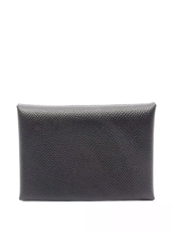 Hermès 2024 Calviduo Epsom Coin Purse - Black