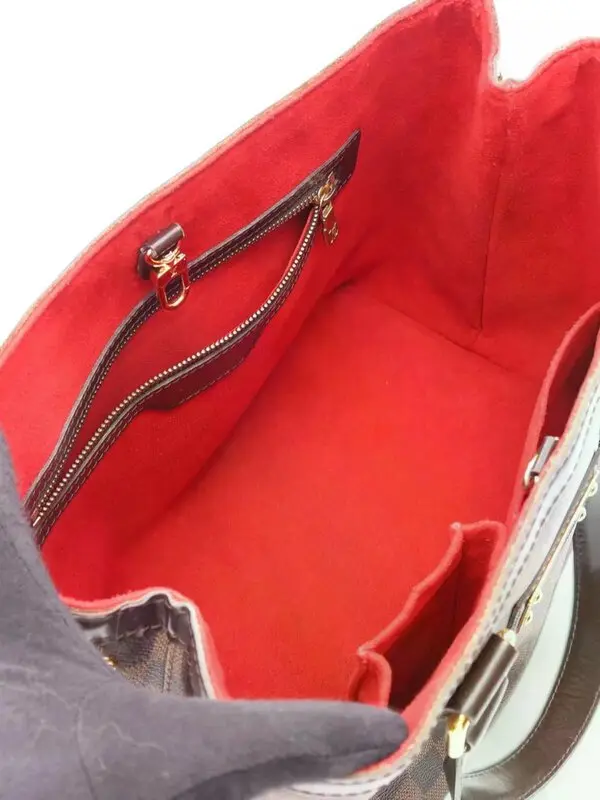 LOUIS VUITTON 2012 Pm Hampstead Damier Ebène Tote Bag