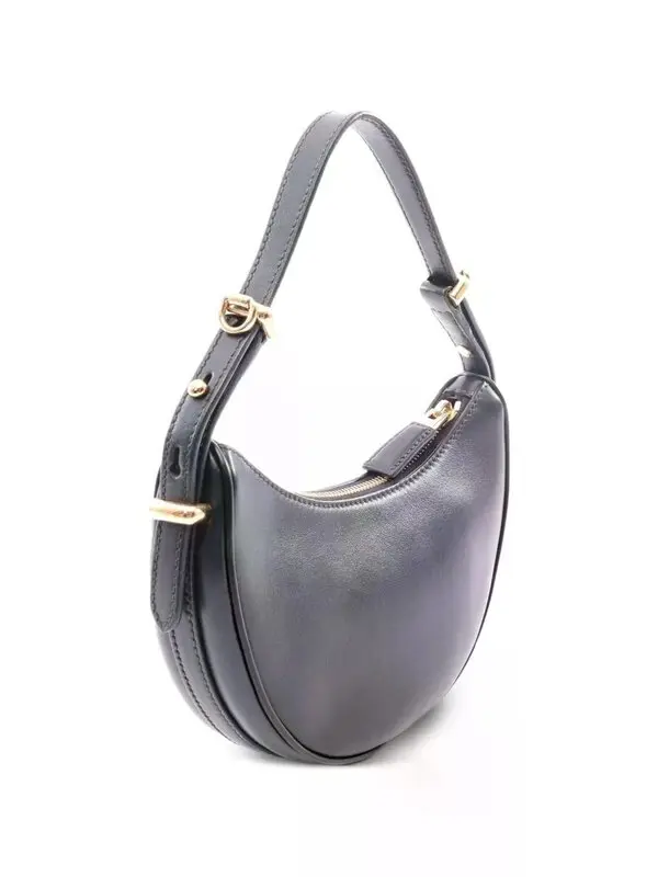 Prada 2010s Arke Shoulder Bag - Black