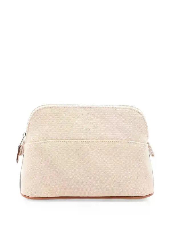 Hermès 2010s Mini Bolide Canvas Pouch