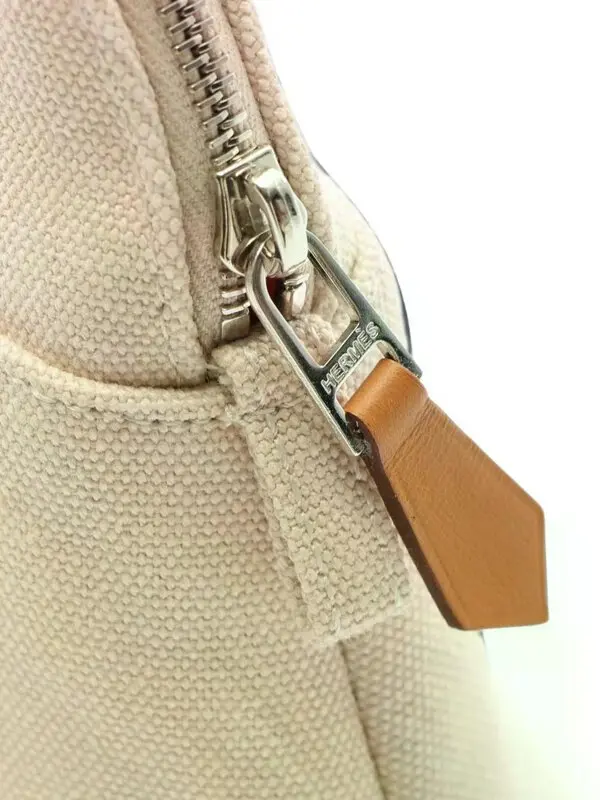 Hermès 2010s Mini Bolide Canvas Pouch