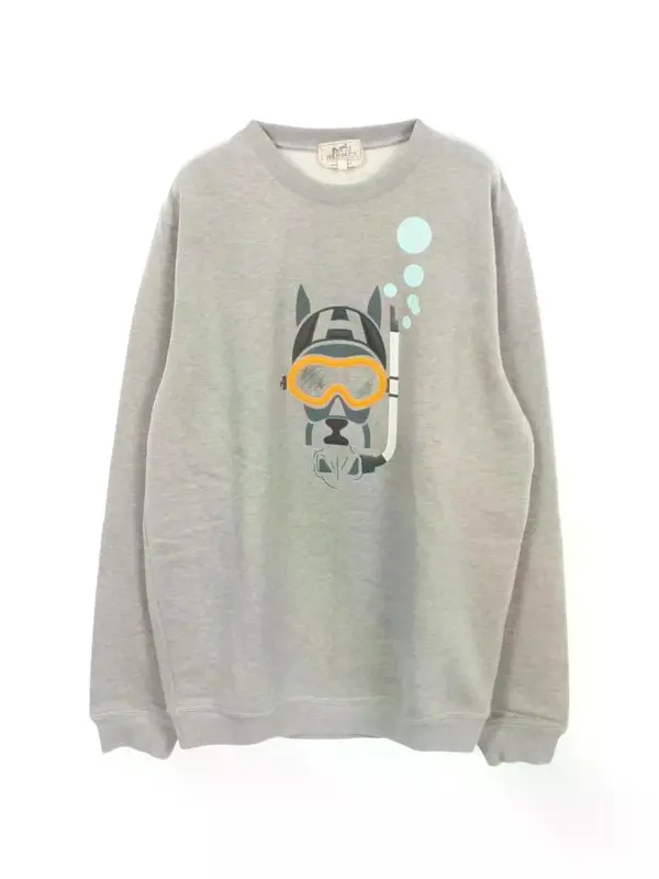 Hermès 2010s Scub'h Graphic-print Sweater
