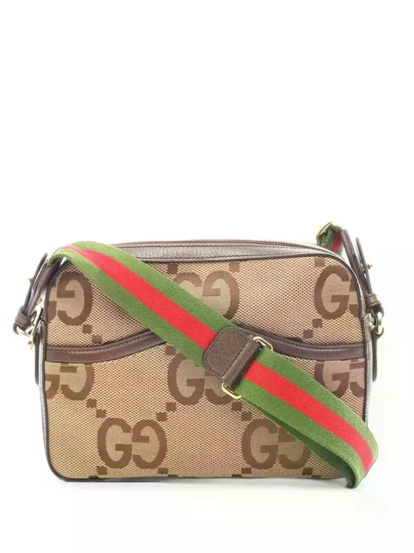 Gucci 2010s Jumbo Gg Shoulder Bag - Neutrals