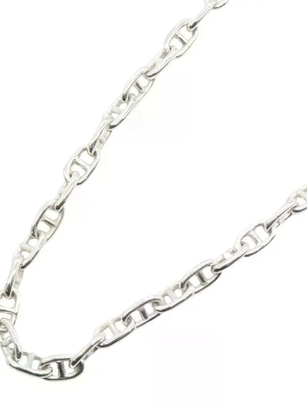 Hermès 2010s Chaîne D'ancre Tpm Anchor-link Necklace - Silver