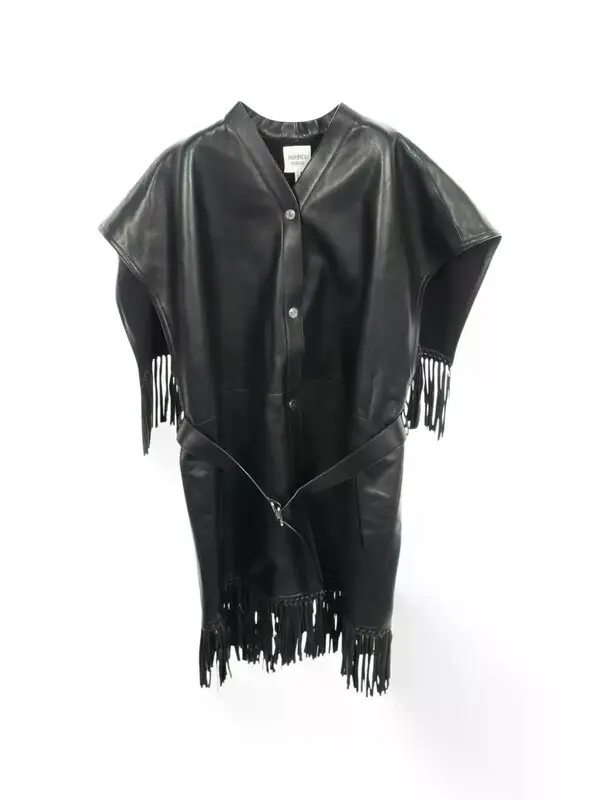 Hermès 2010s Fringed Cape