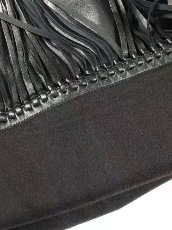 Hermès 2010s Fringed Cape