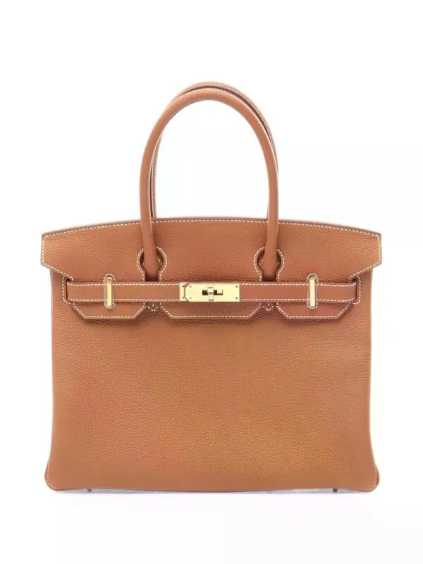 Hermès 2026 30 Birkin Togo Handbag - Brown