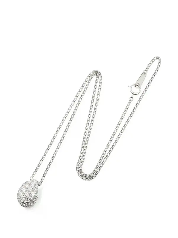 TASAKI 2010s Diamond Necklace - Silver