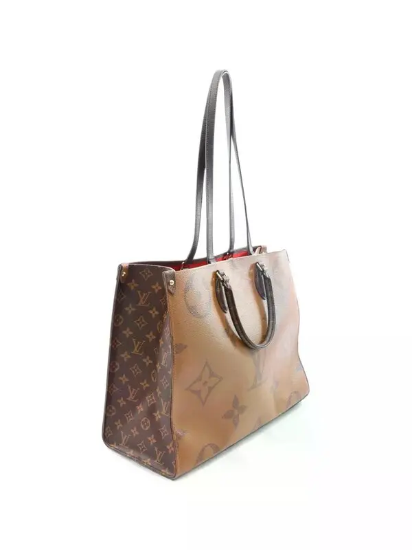 LOUIS VUITTON Gm On-the-go Monogram Tote Bag - Brown