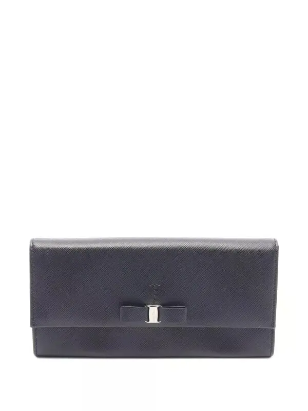FERRAGAMO 2010s Vara Ribbon Bi-fold Wallet