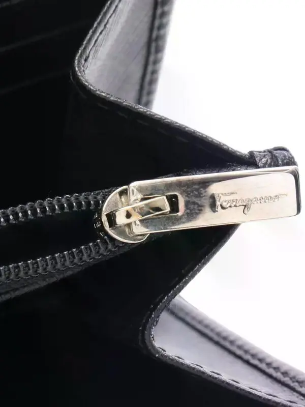 FERRAGAMO 2010s Vara Ribbon Bi-fold Wallet