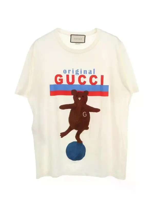 Gucci 2000s Teddy Bear-patch T-shirt