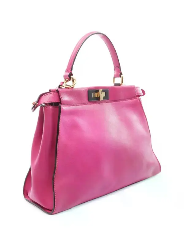 Fendi 2000s Peekaboo Tote Bag - Pink