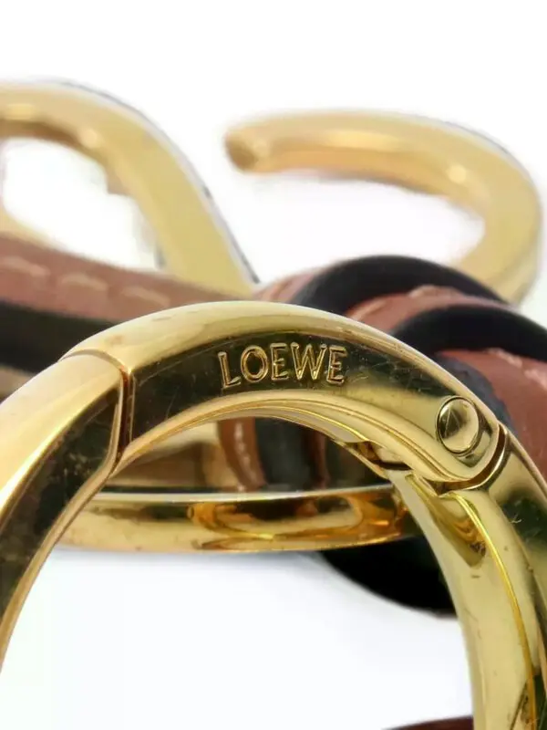 Loewe 2010s Anagram Leather Bag Charm