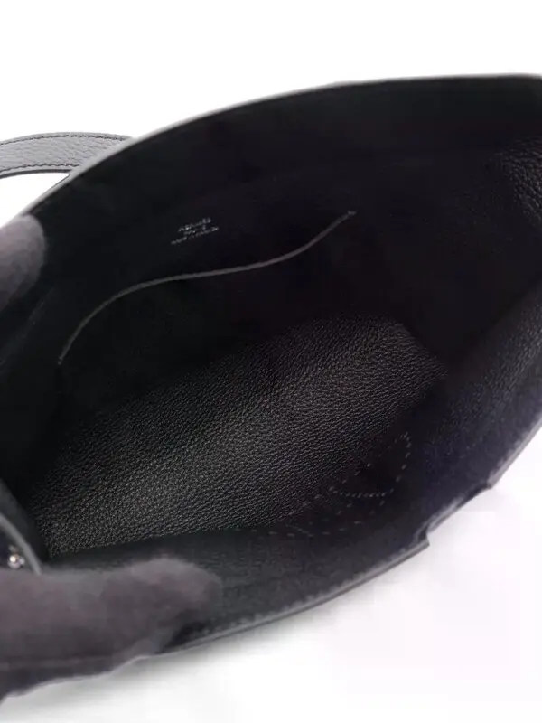 Hermès 2026 Togo Vid Posh Shoulder Bag - Black