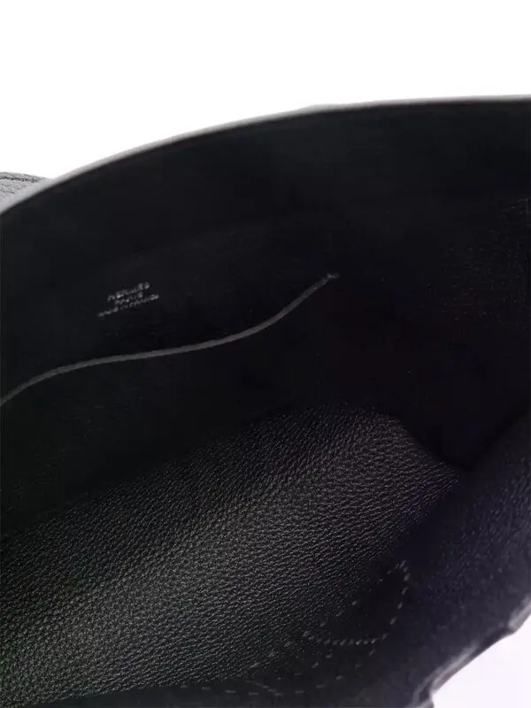 Hermès 2026 Togo Vid Posh Shoulder Bag - Black