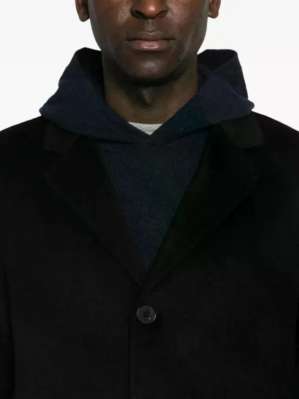 AMARANTO Single-breasted Notched-lapel Coat
