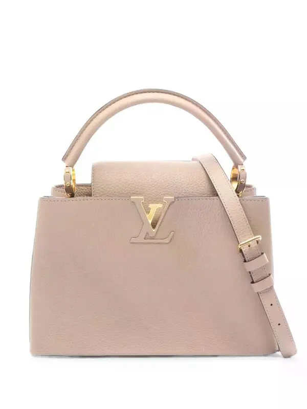 LOUIS VUITTON 2017 Pm Capucines Tote Bag